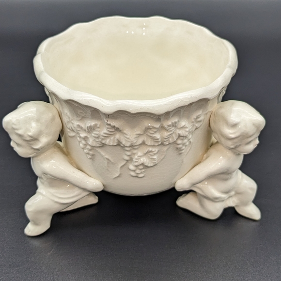 Lefton | Other | Vintage Lefton Renaissance Cherub Planter | Poshmark